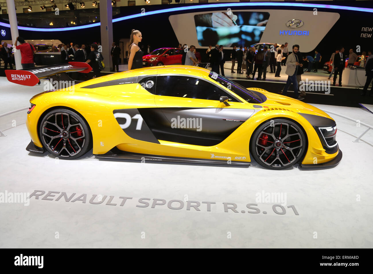 ISTANBUL, TURKEY - MAY 21, 2015: Renault Sport RS1 in Istanbul Autoshow ...