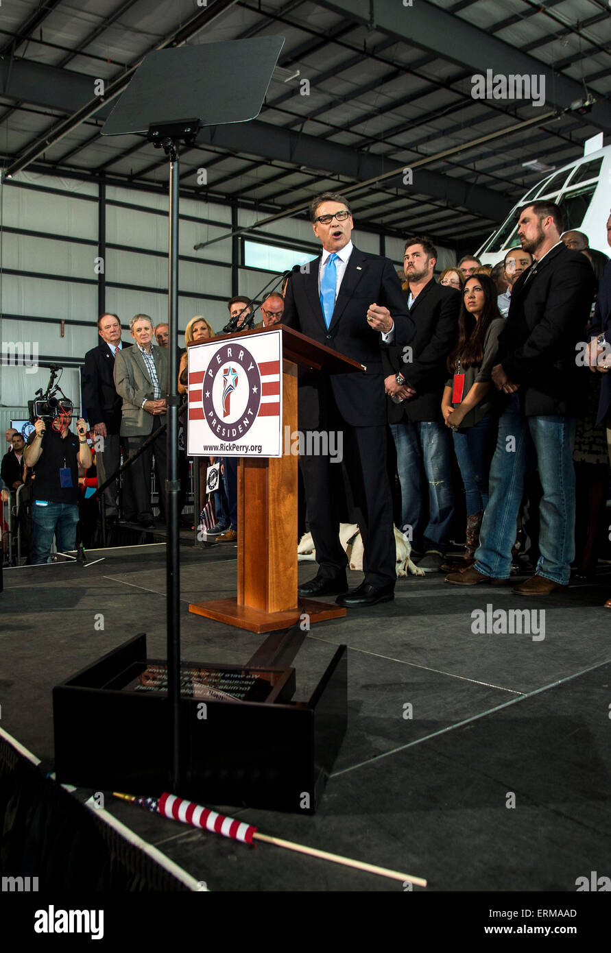 June 04, 2015 - Addison, Texas, U.S. - Former Texas Governor RICK PERRY ...