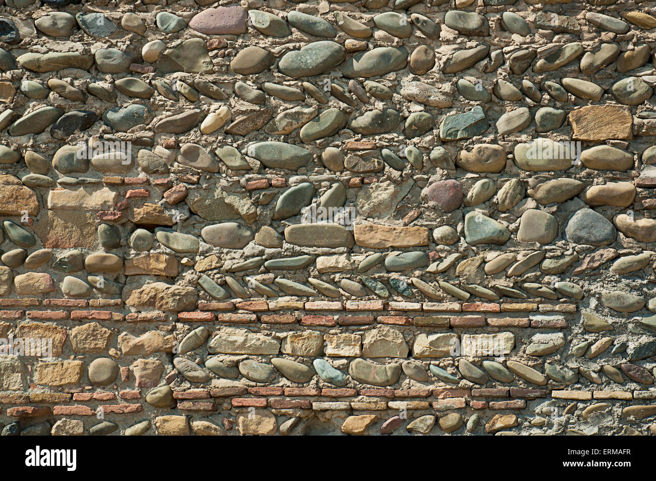 Antique brick wall Stock Photo - Alamy