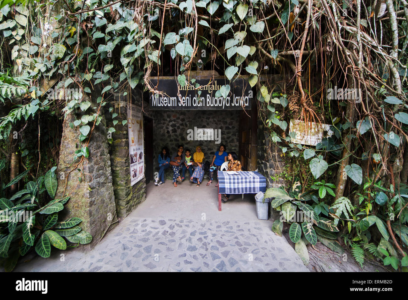 Ullen Sentalu Museum, Central Java, Indonesia Stock Photo - Alamy