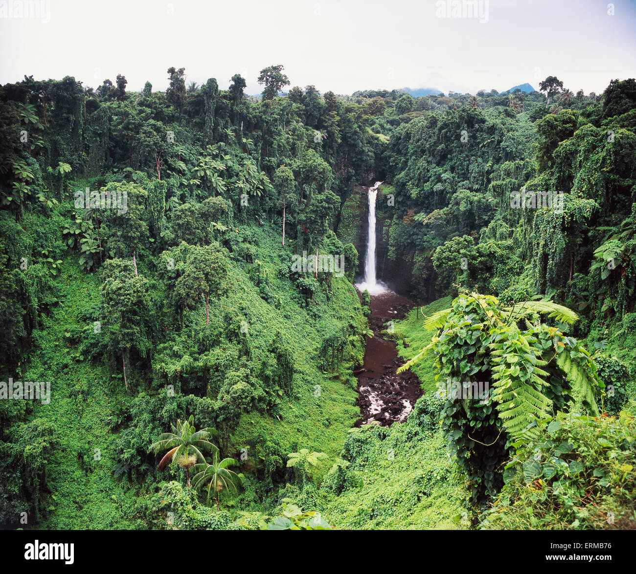 Sopo'aga Falls; Upolu Island, Samoa Stock Photo - Alamy