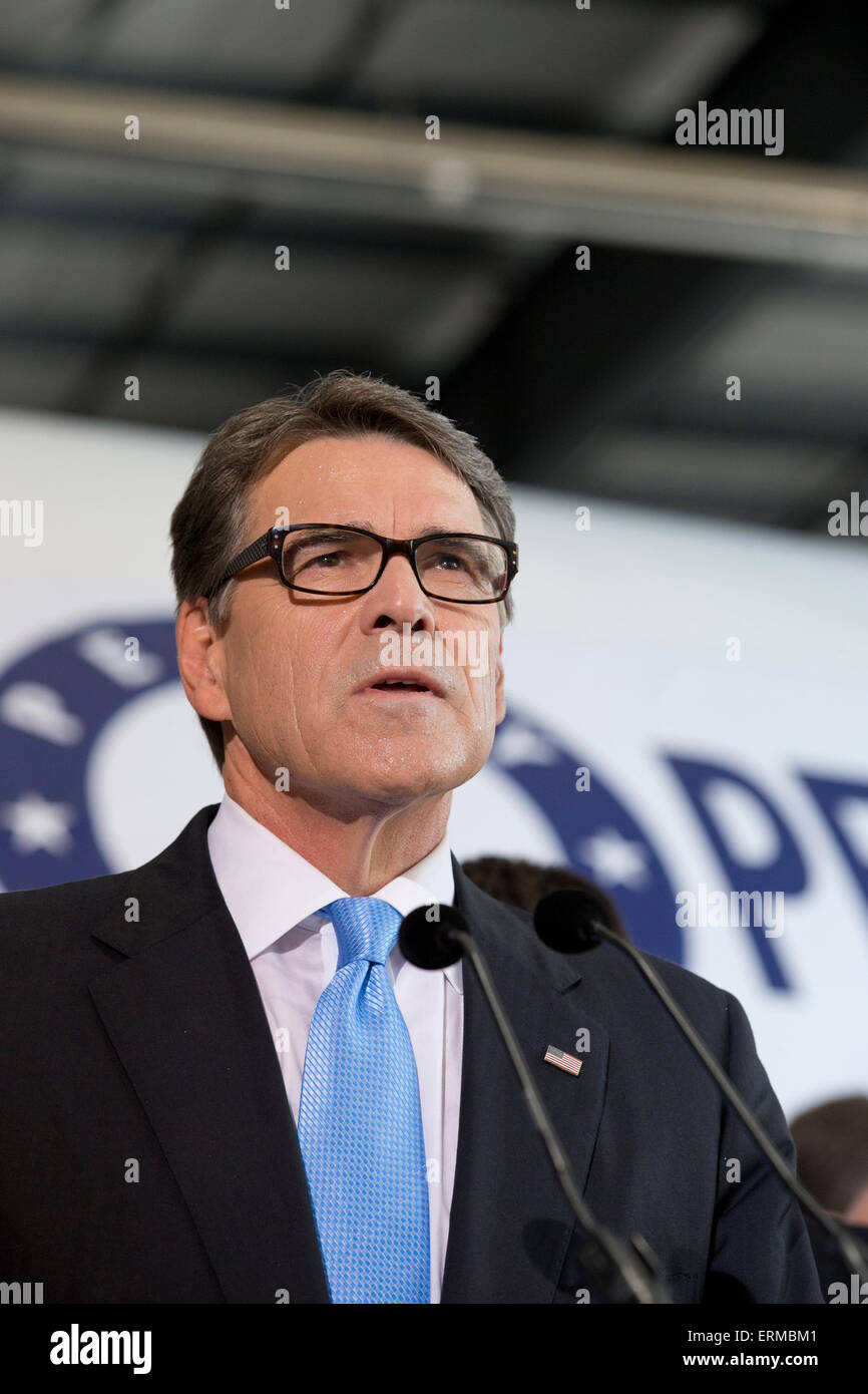 June, 2015. Former Texas governor Rick Perry formalizes his intentions ...