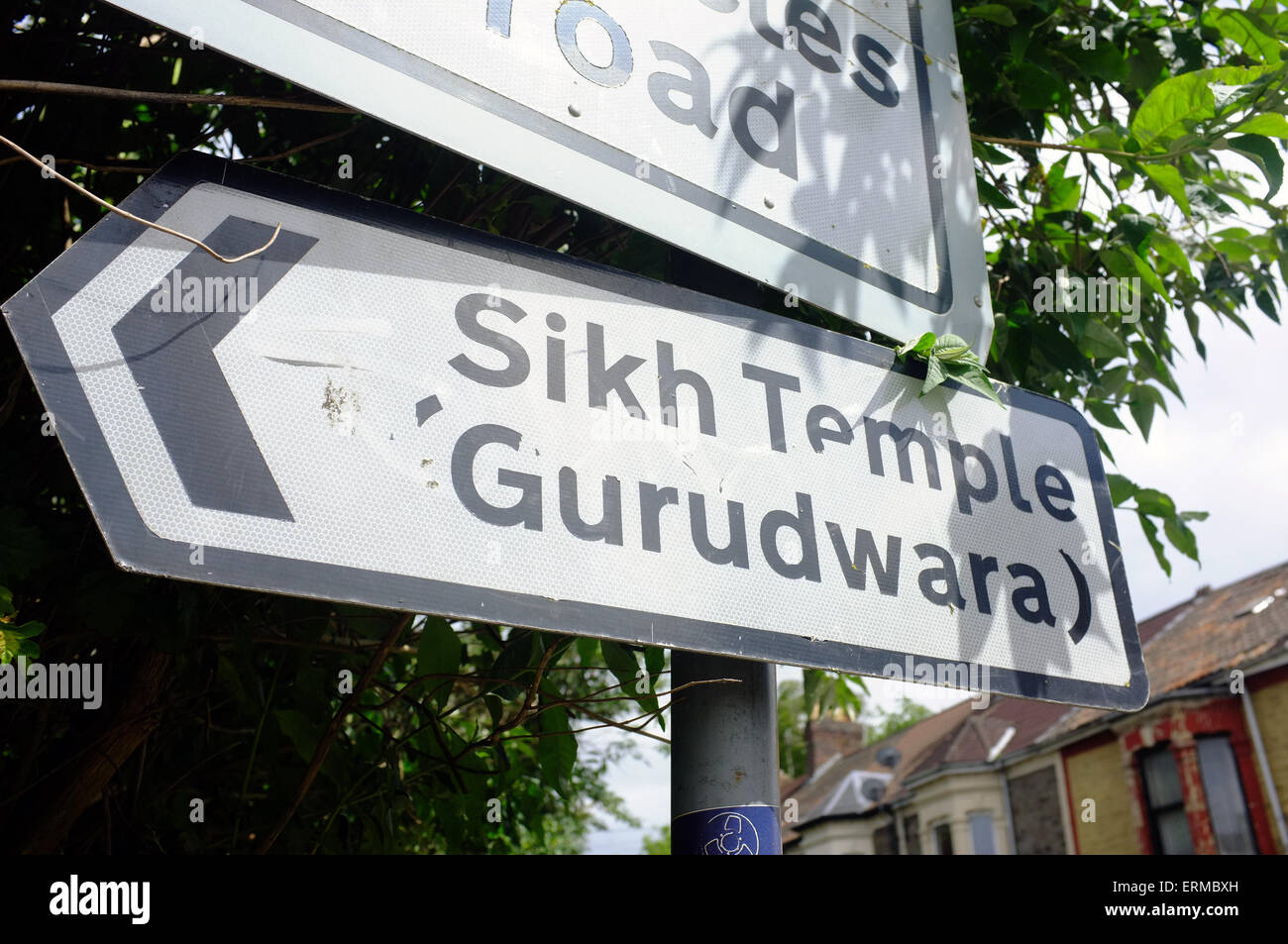 Sikh temple sign hi-res stock photography and images - Alamy