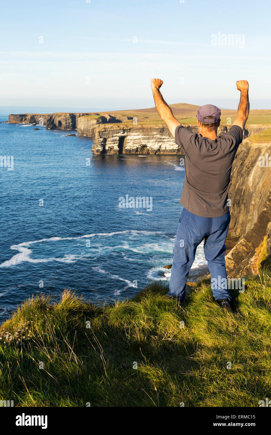 Ireland,County Clare,Kilkee,Mature Men Stock Photo - Alamy