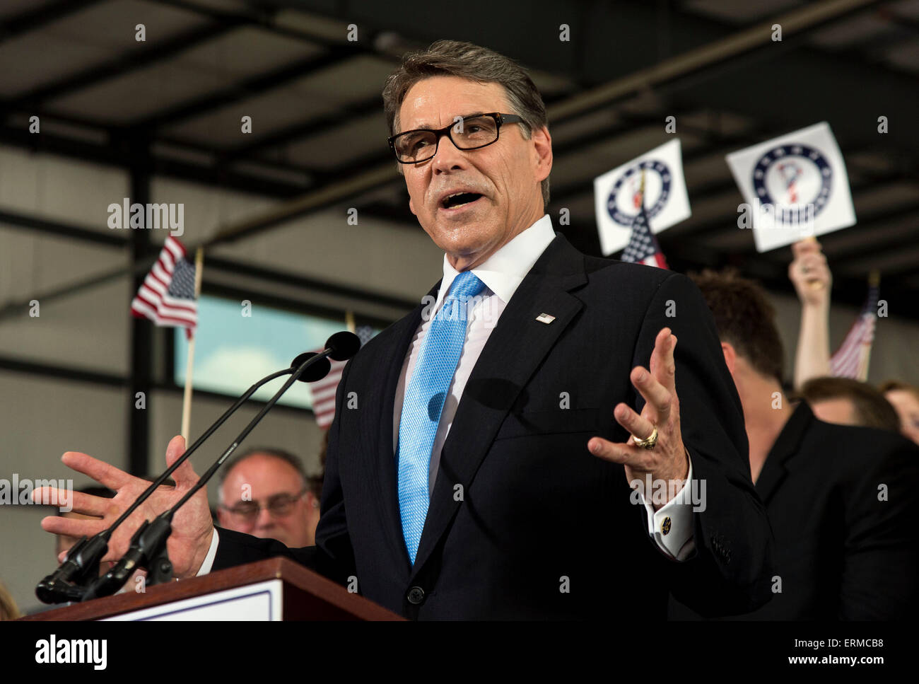 Addison, Texas, USA. 04th June, 2015. Former Texas Governor RICK PERRY ...