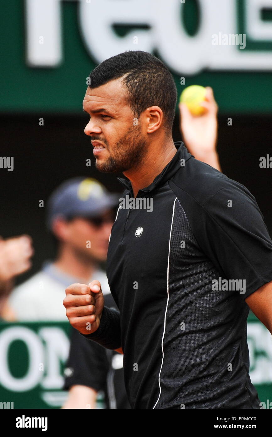Jo Wilfried Tsonga - 02.06.2015 - Jour 10 - Roland Garros 2015.Photo ...