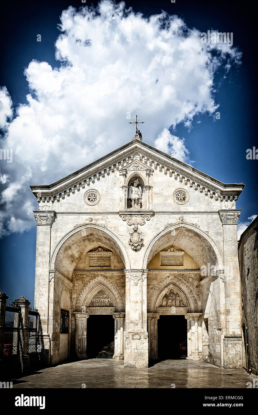 Apulia Gargano Monte San’Angelo S. Michael Archangel Sanctuary Stock ...