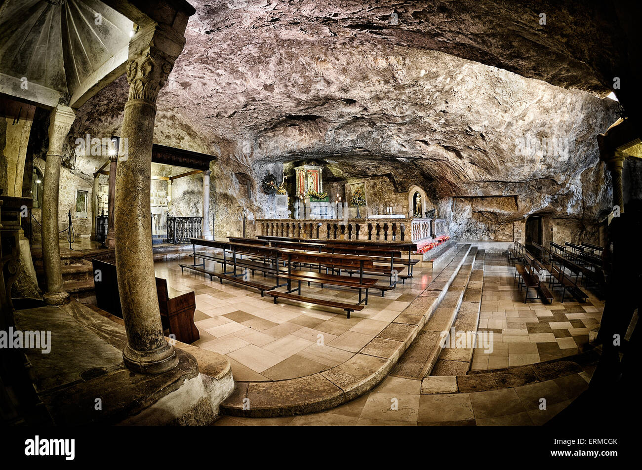 Apulia Gargano Monte San’Angelo S. Michael Archangel Sanctuary the Cave ...