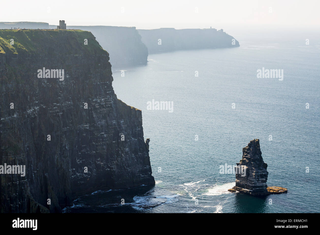 Sea,Coastline,Ireland,County Clare,Sea Stack Stock Photo - Alamy