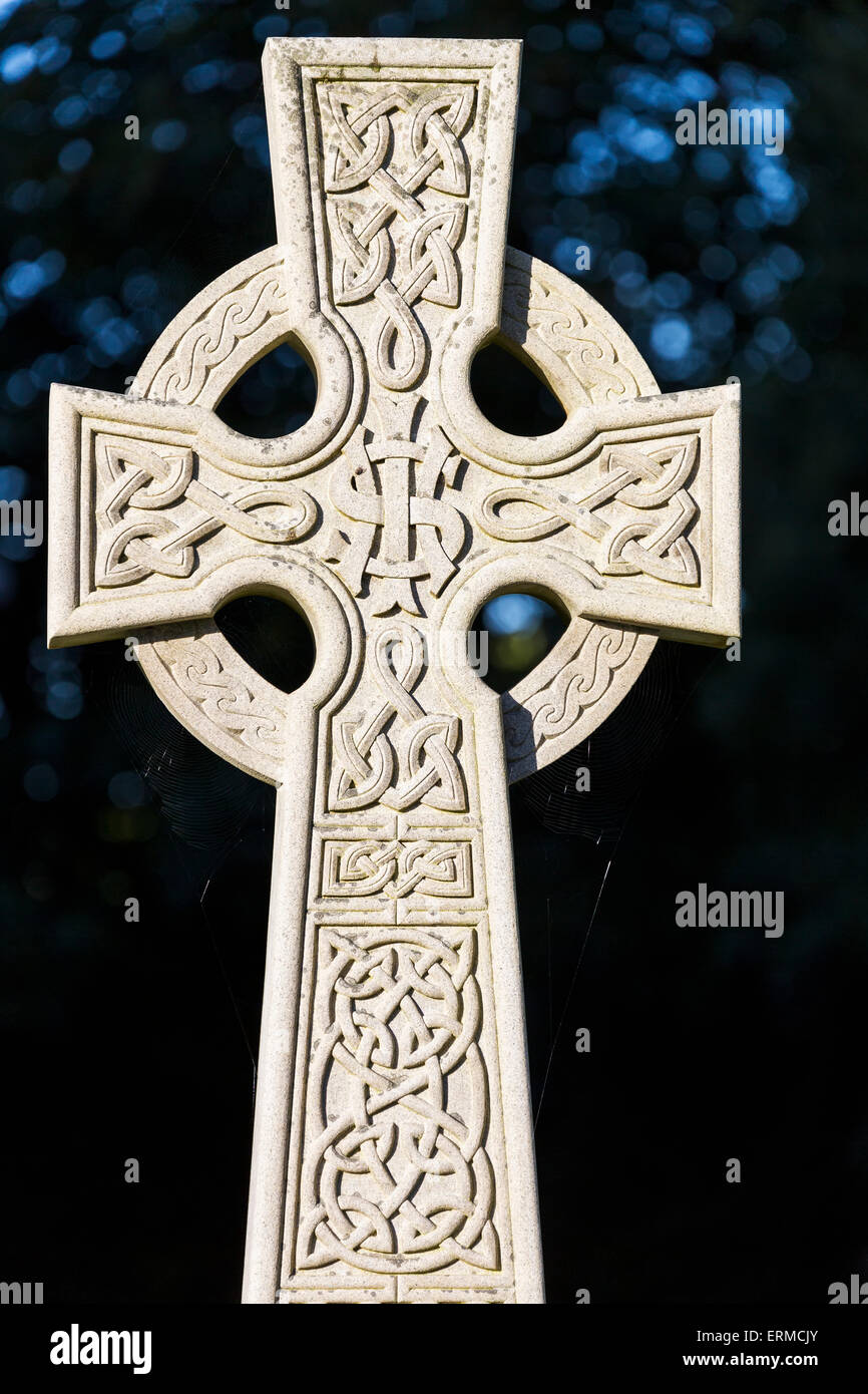 Traditional carved celtic design hi-res stock photography and images ...