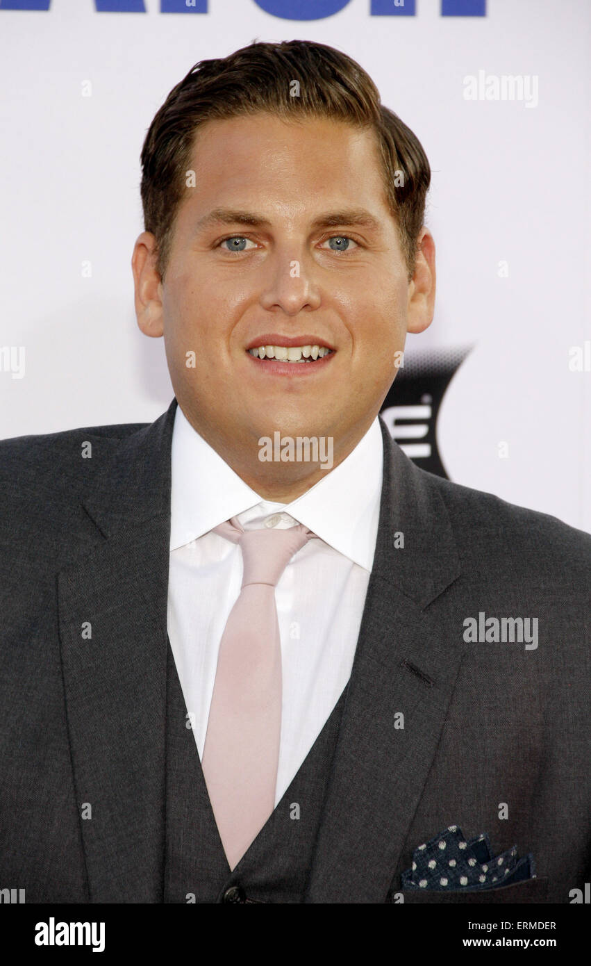 Jonah Hill at the Los Angeles premiere of 'The Watch' held at the ...