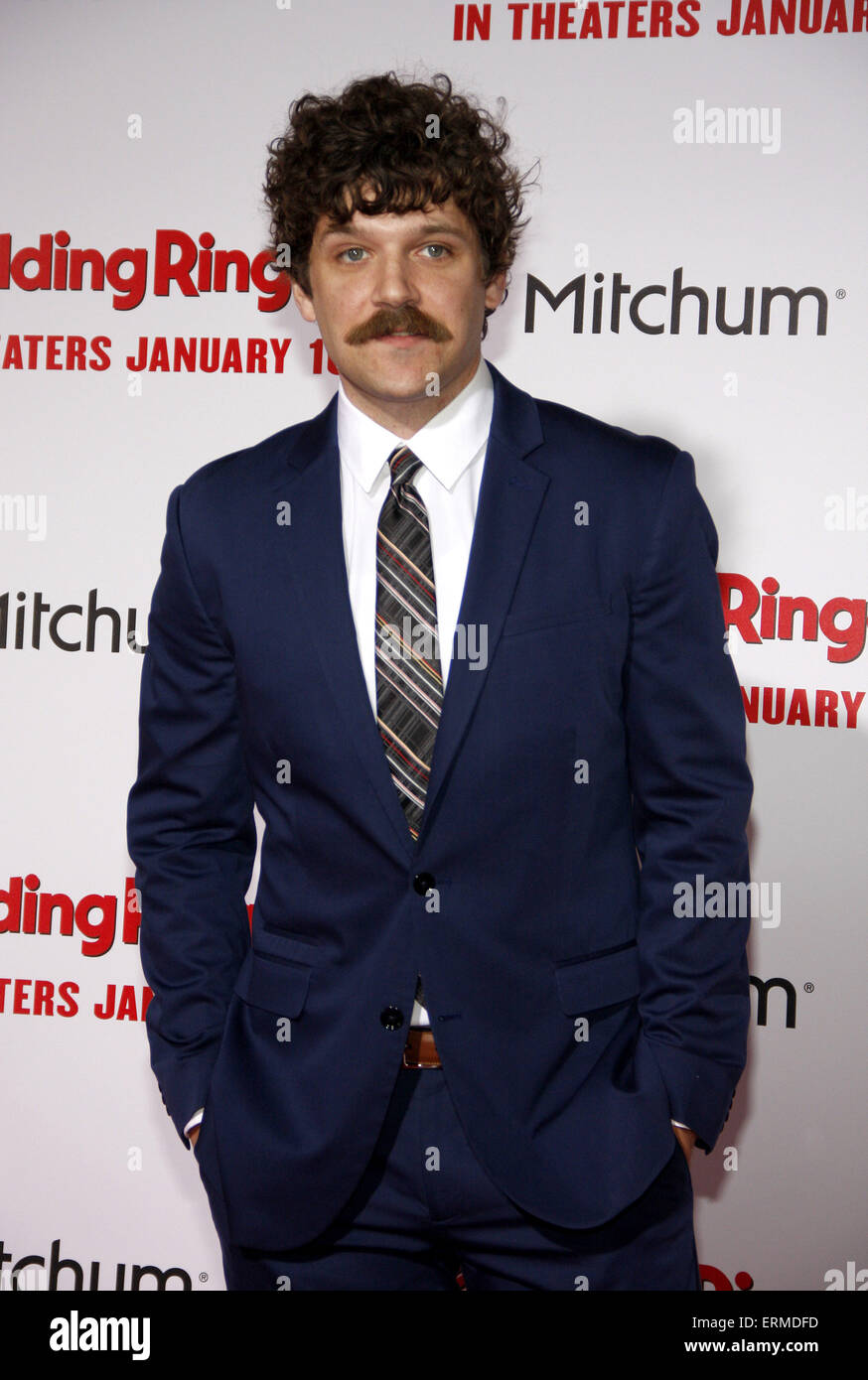 Dan Gill at the Los Angeles premiere of 'The Wedding Ringer' held at ...