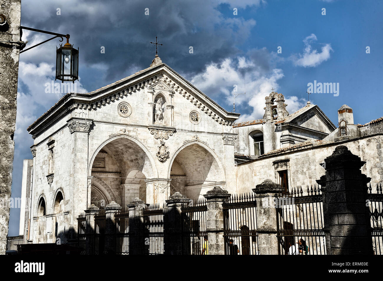 Apulia Gargano Monte San’Angelo S. Michael Archangel Sanctuary Stock ...