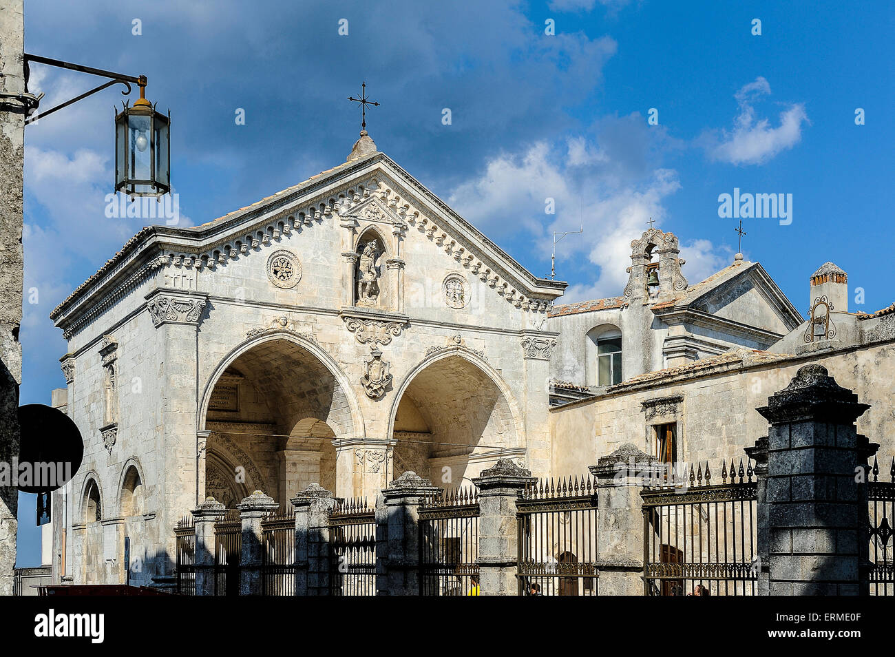 Apulia Gargano Monte San’Angelo S. Michael Archangel Sanctuary Stock ...