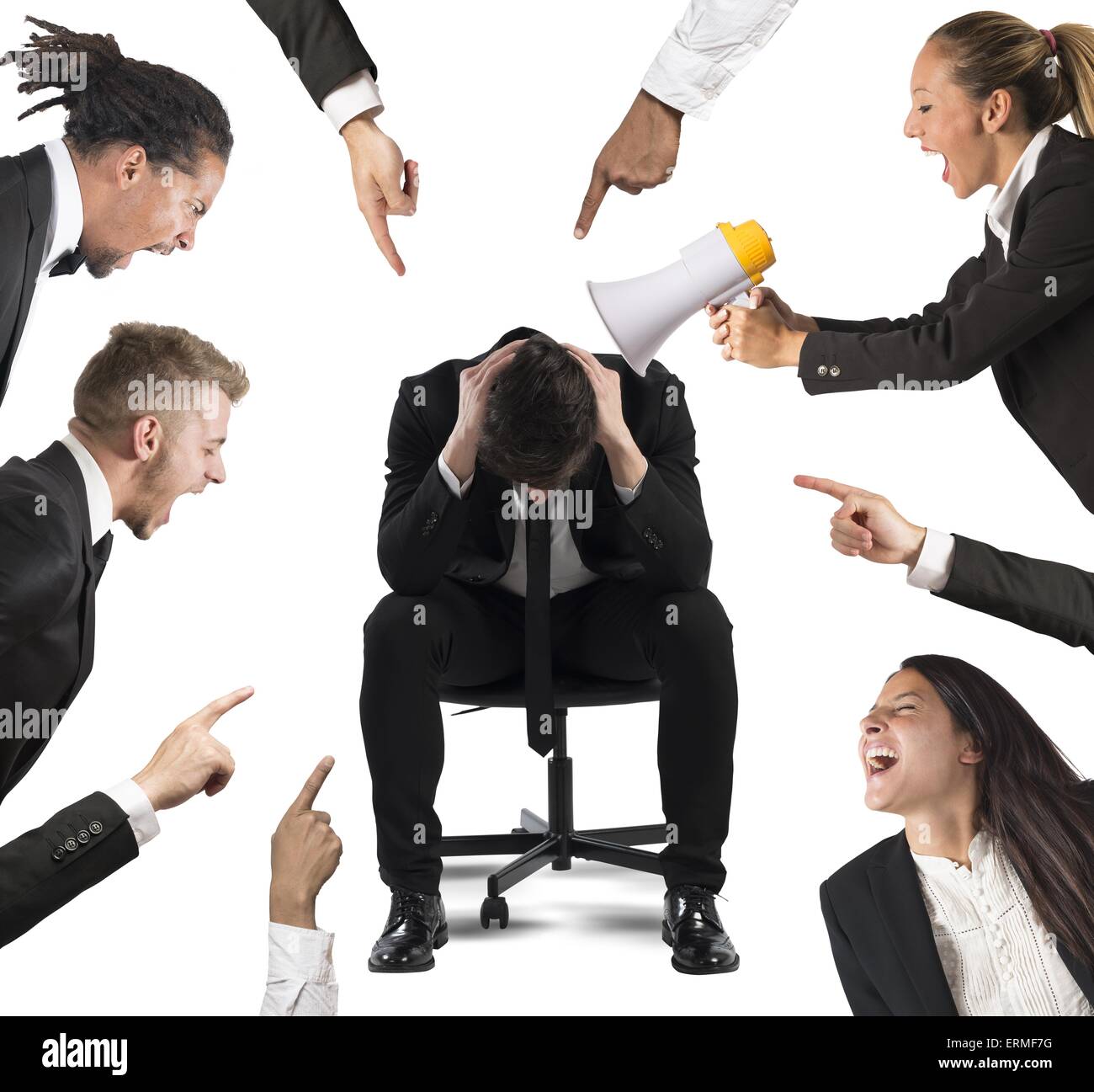 Blame at work Stock Photo - Alamy