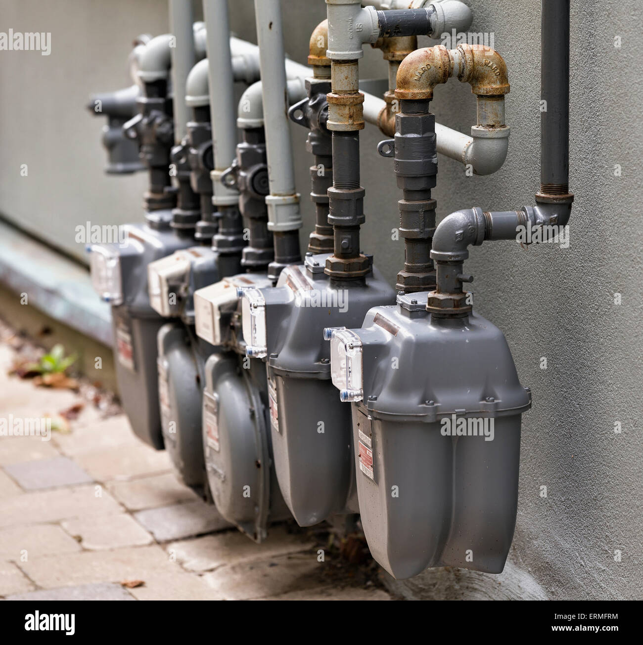 Gas flow meters hi-res stock photography and images - Alamy