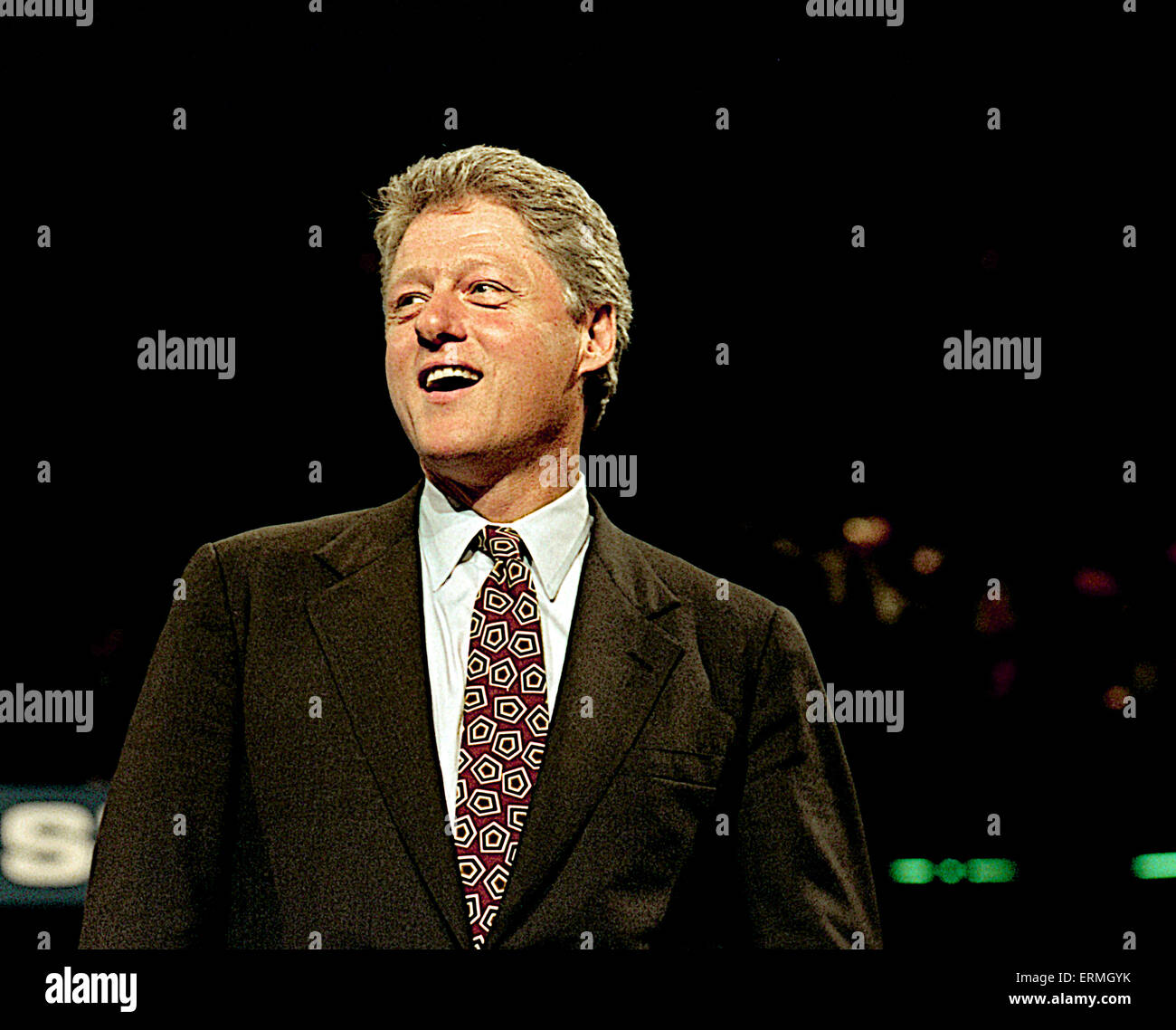 East Rutherford, New Jersey 11-1-1992 Clinton/ Gore Campaign rally at ...