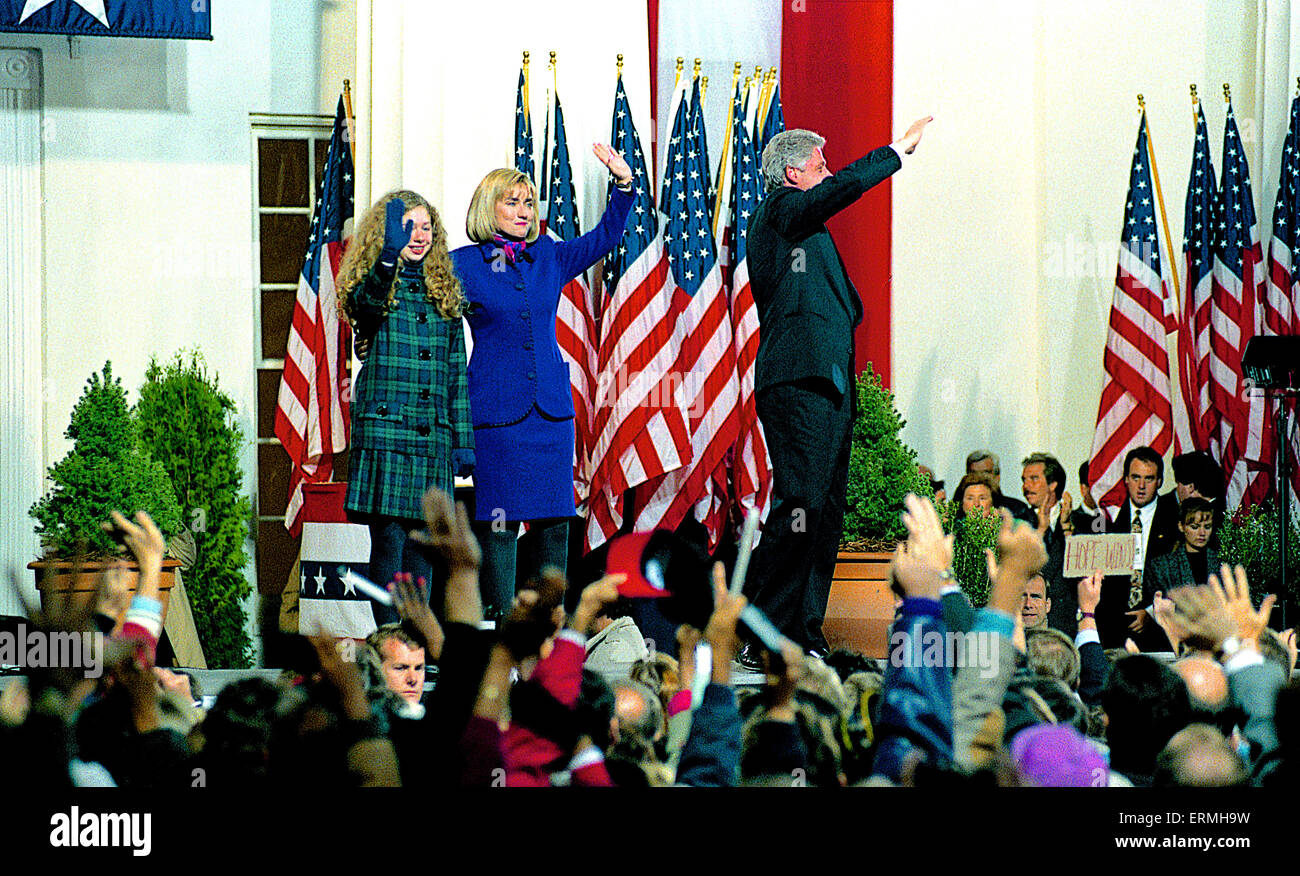 Little Rock, Arkansas, USA, 3rd November, 1992 Clinton/Gore Election ...