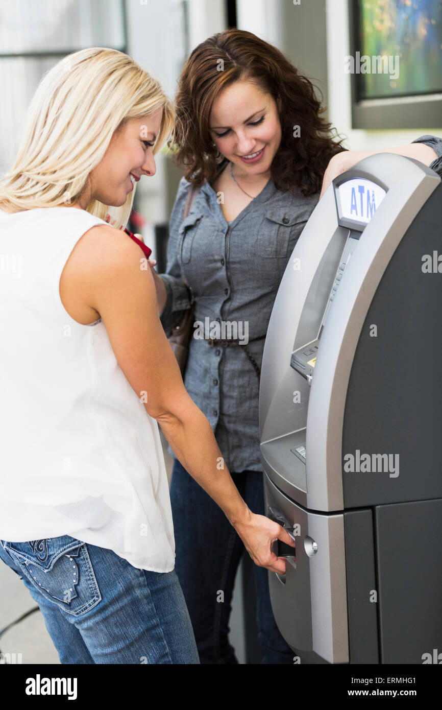 Atm machine inside mall hi-res stock photography and images - Alamy
