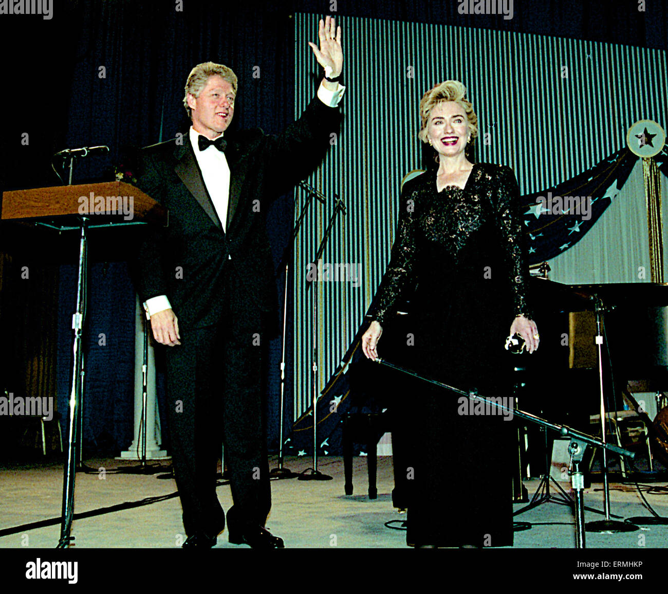 Washington, DC. 1-20-1993 President William Jefferson Clinton and First ...
