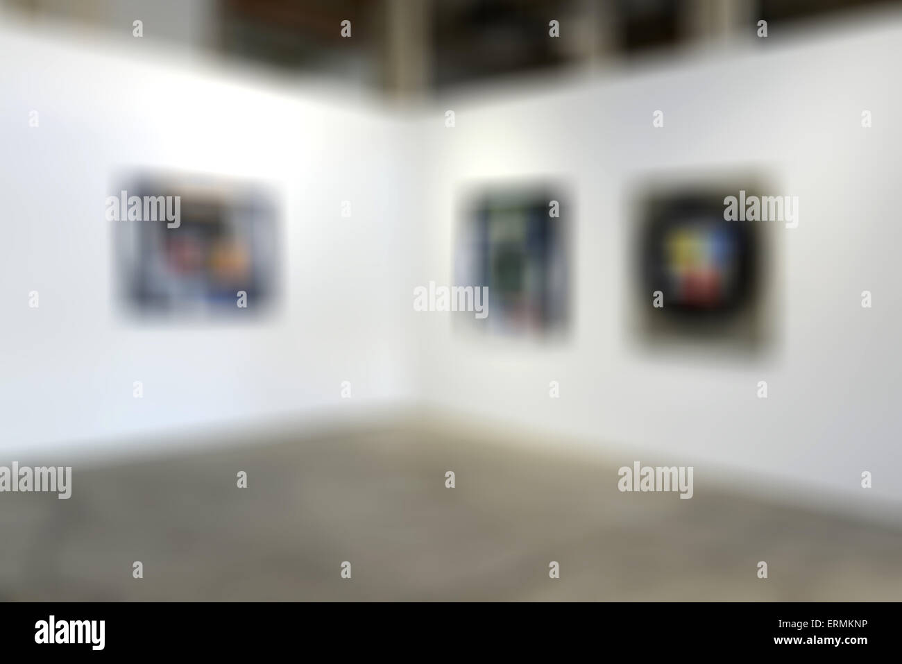 Art gallery generic background. Intentionally blurred editing post ...