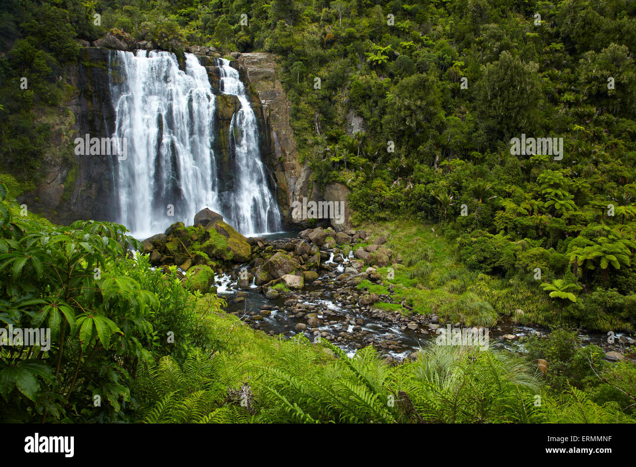 Waterfall Waikato River New Zealand High Resolution Stock Photography ...