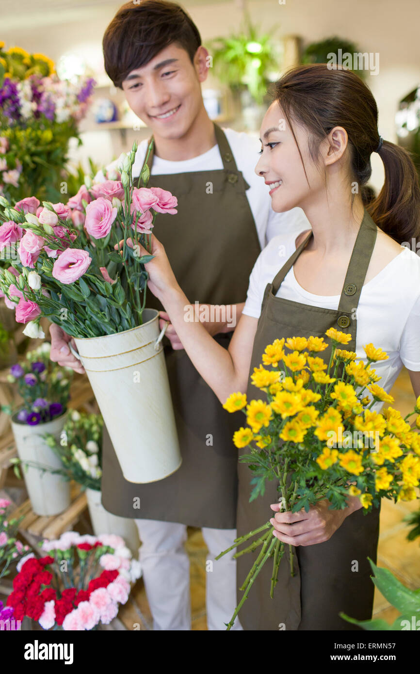 Indian florists hi-res stock photography and images - Alamy