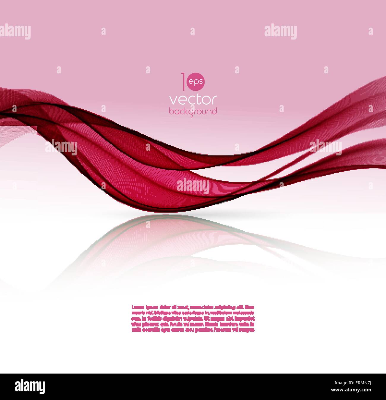 Vector Abstract Pink Curved Lines Background Template Brochure Design Stock Vector Image And Art