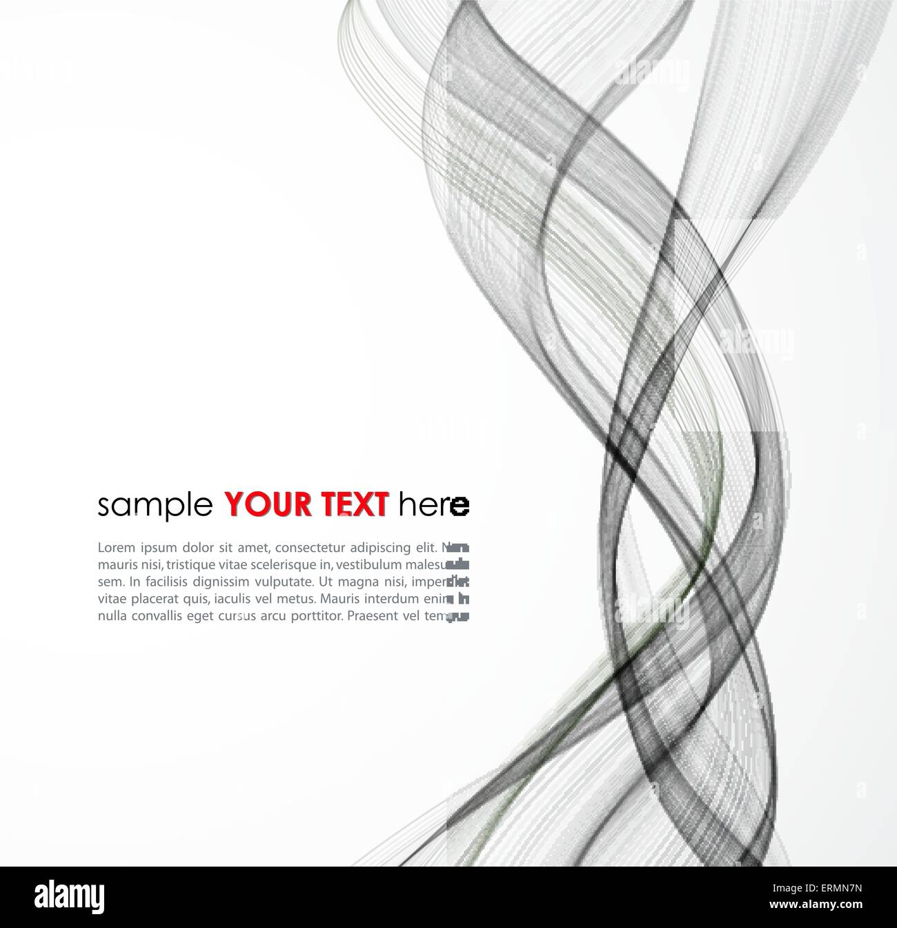 Vector Abstract gray lines background. Template brochure design Stock ...