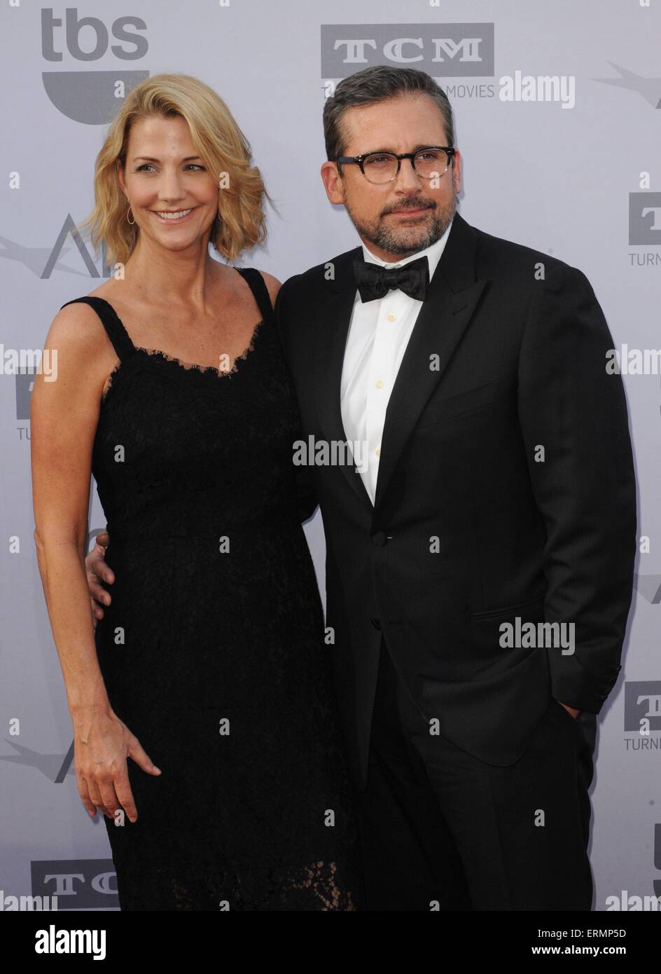 Los Angeles, CA, USA. 4th June, 2015. Steve Carell, Nancy Carell at ...