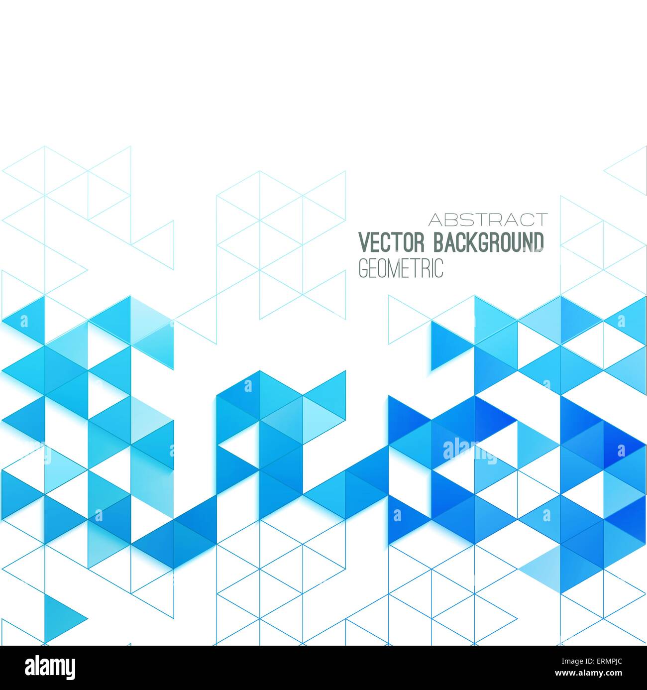 Abstract geometric background with color triangles. Vector illustration ...