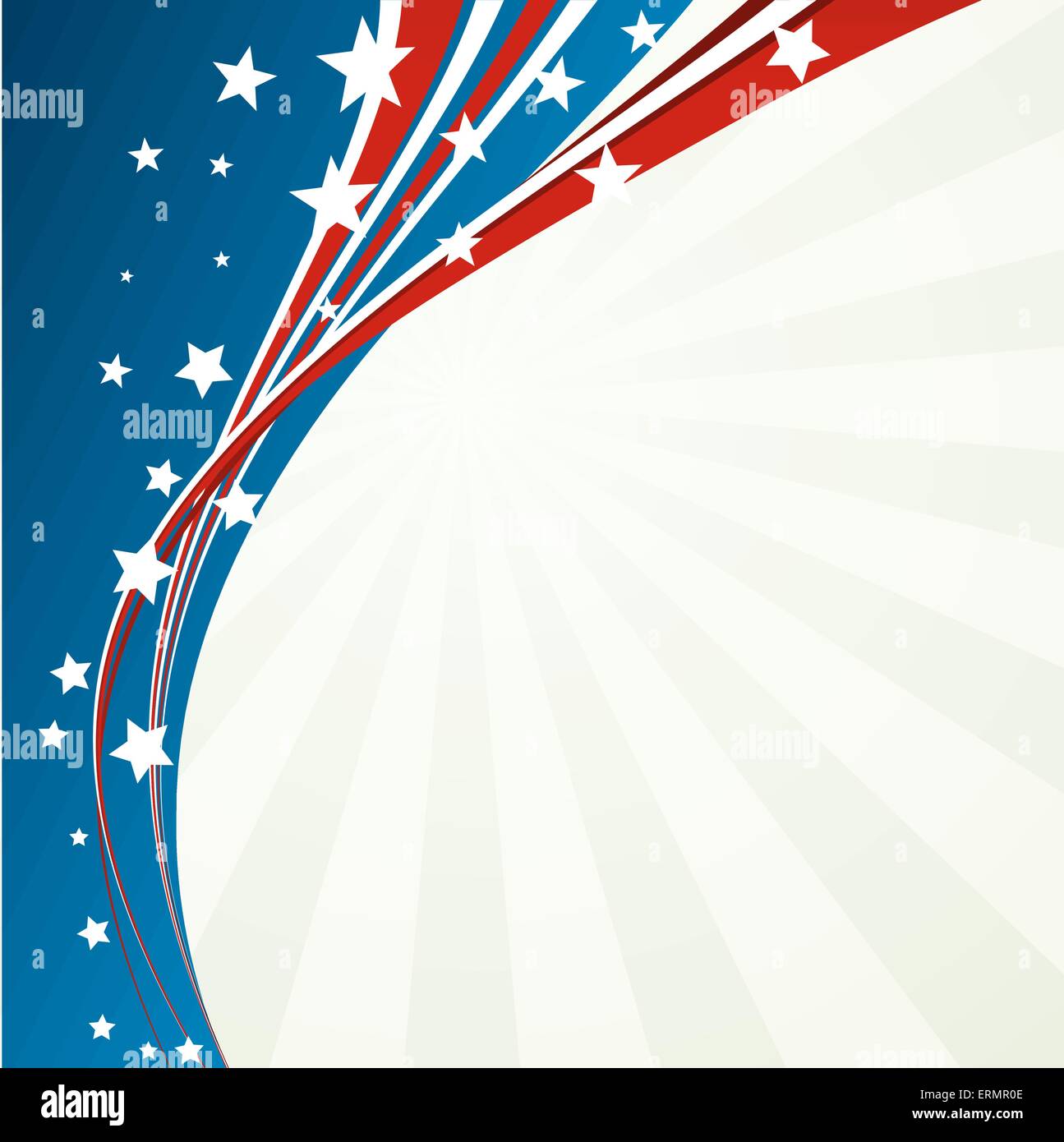 American Flag, Vector patriotic background for Independence Day ...