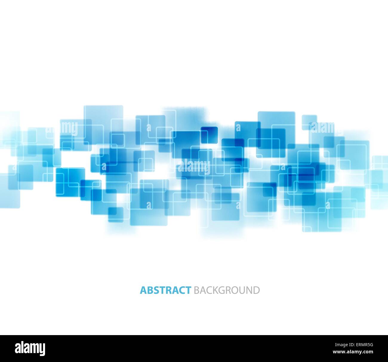 Blue shiny squares shapes technical background. Vector technology ...