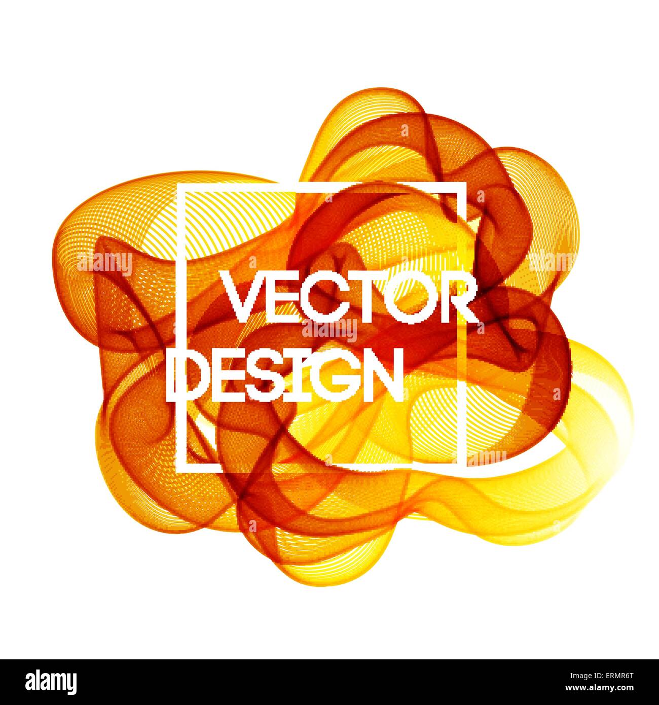 Vector Abstract Color Curved Lines Background Template Brochure Design Stock Vector Image And Art