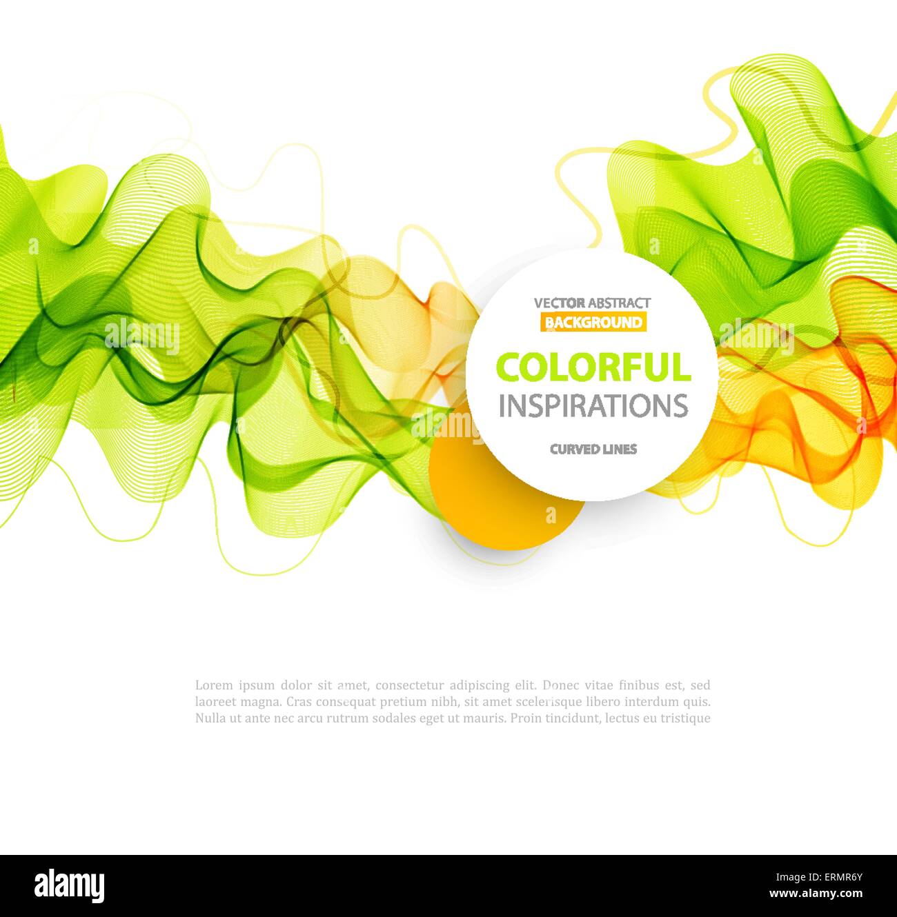 Vector Abstract Color Curved Lines Background Template Brochure Design Stock Vector Image And Art
