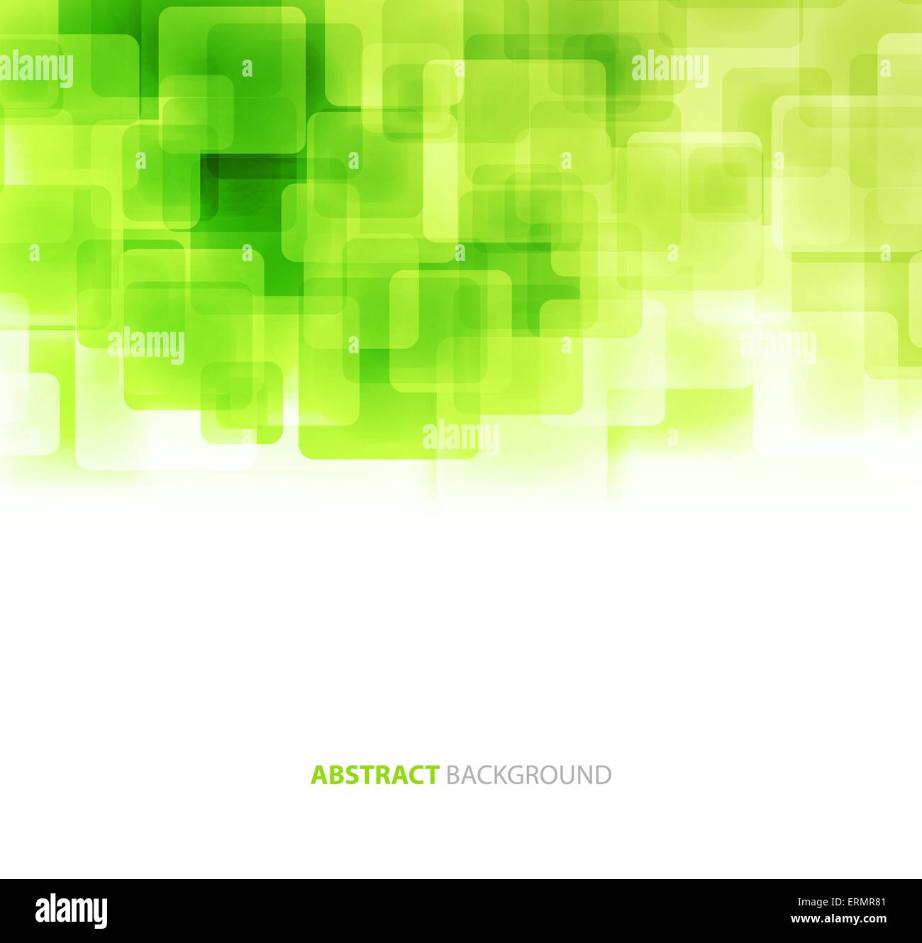 Green shiny squares shapes technical background. Vector technology ...
