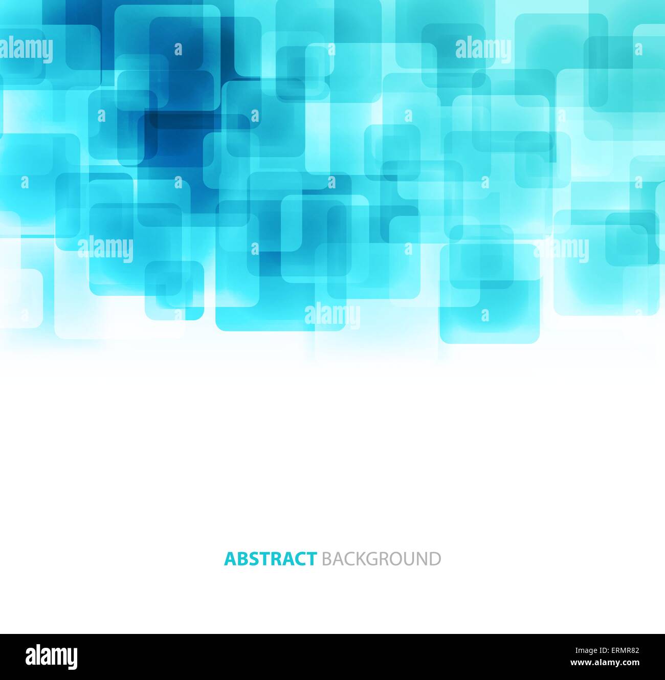 Blue shiny squares shapes technical background. Vector technology ...