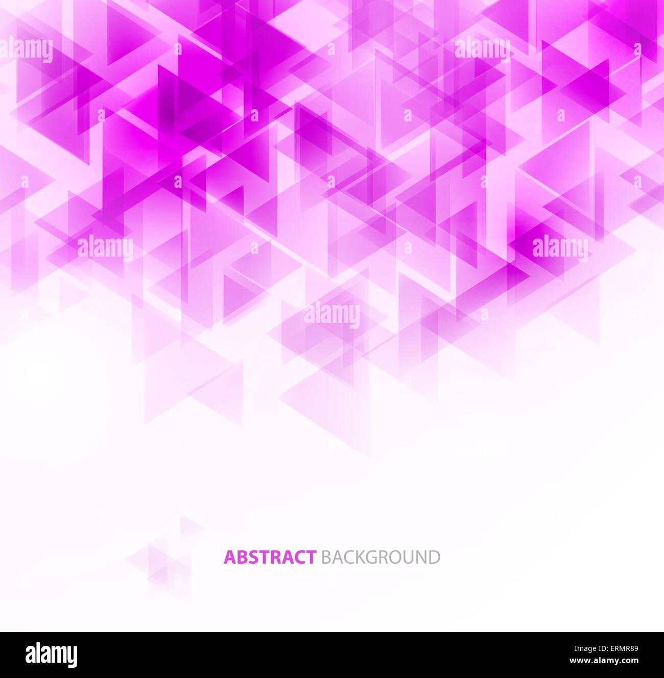 Violet shiny triangle shapes technical background. Vector technology ...