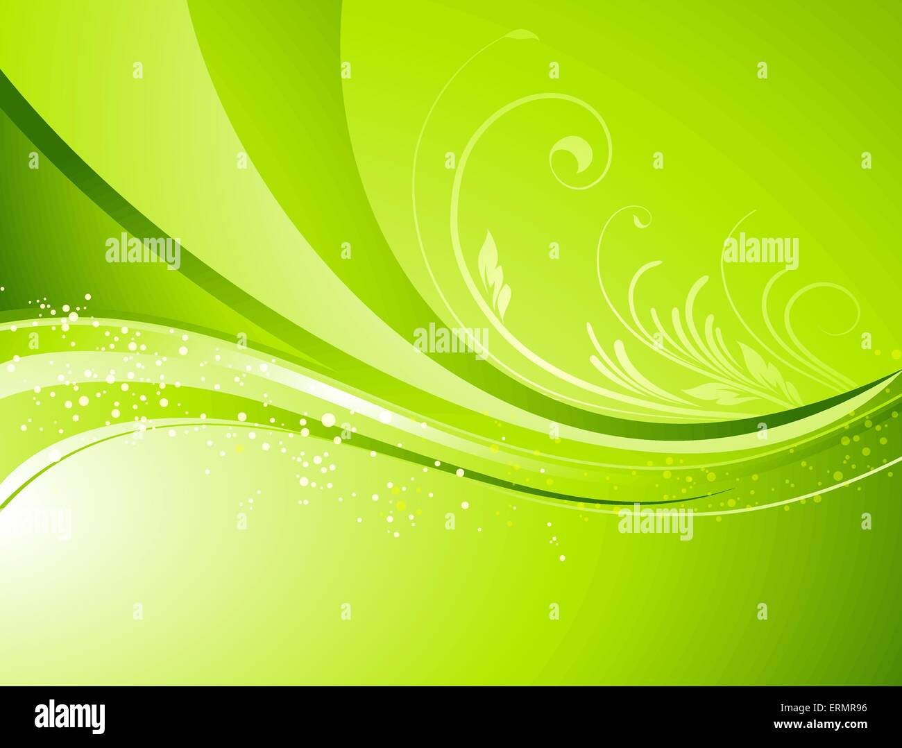 Seasonal nature abstract background. Eco background. Vector floral ...