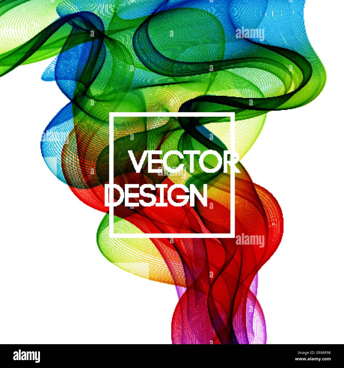 Vector Abstract Color Curved Lines Background Template Brochure Design Stock Vector Image And Art