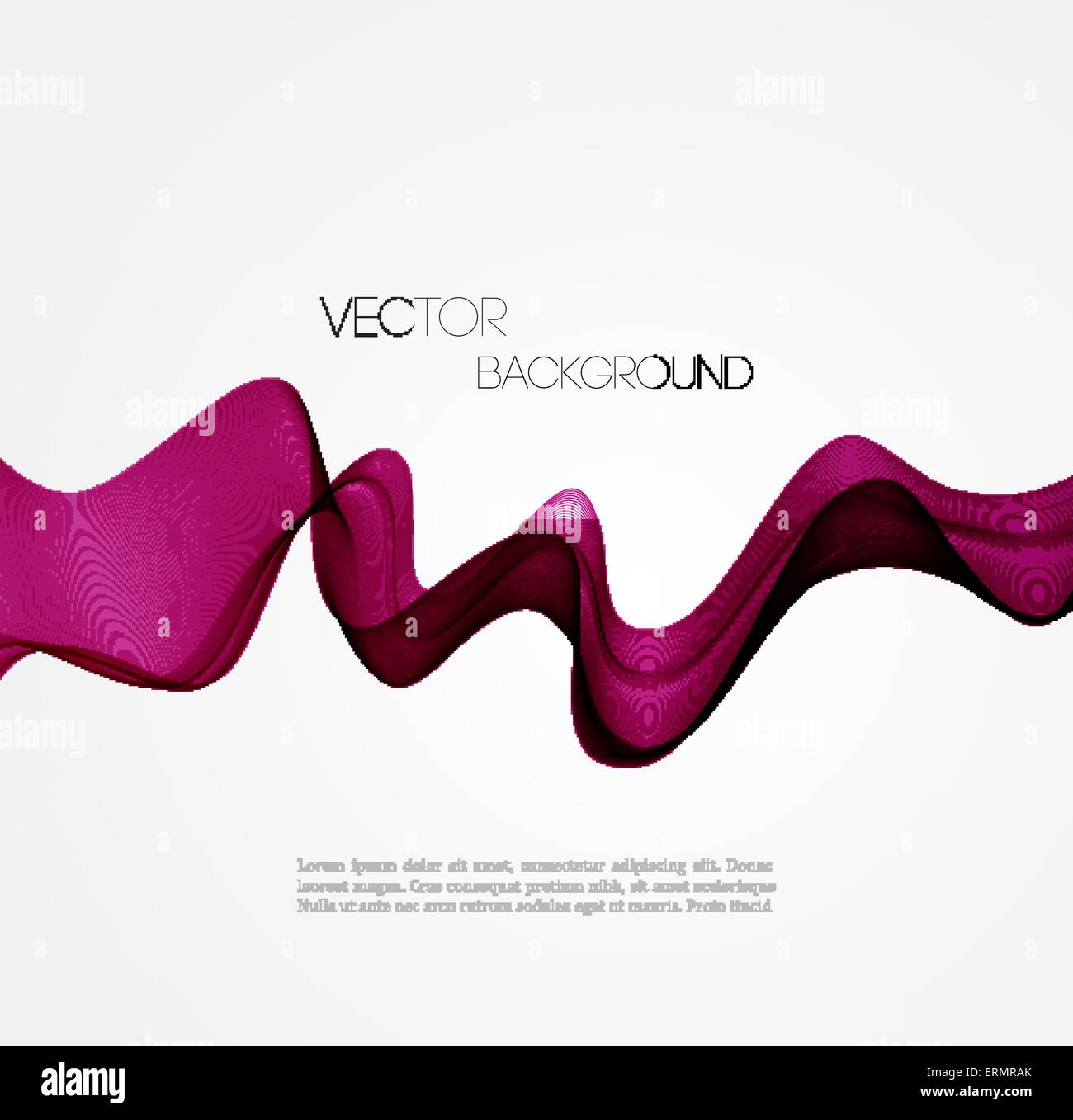 Vector Abstract violet curved lines background. Template brochure ...