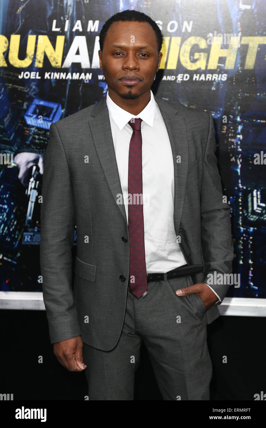 Malcolm Goodwin attends the premiere of "Run All Night" at AMC Loews ...