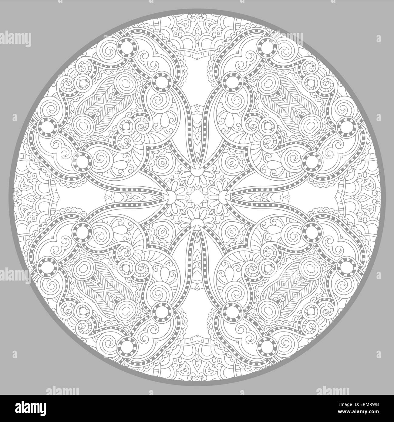 Zendala mandala zentangle Stock Vector Images - Alamy