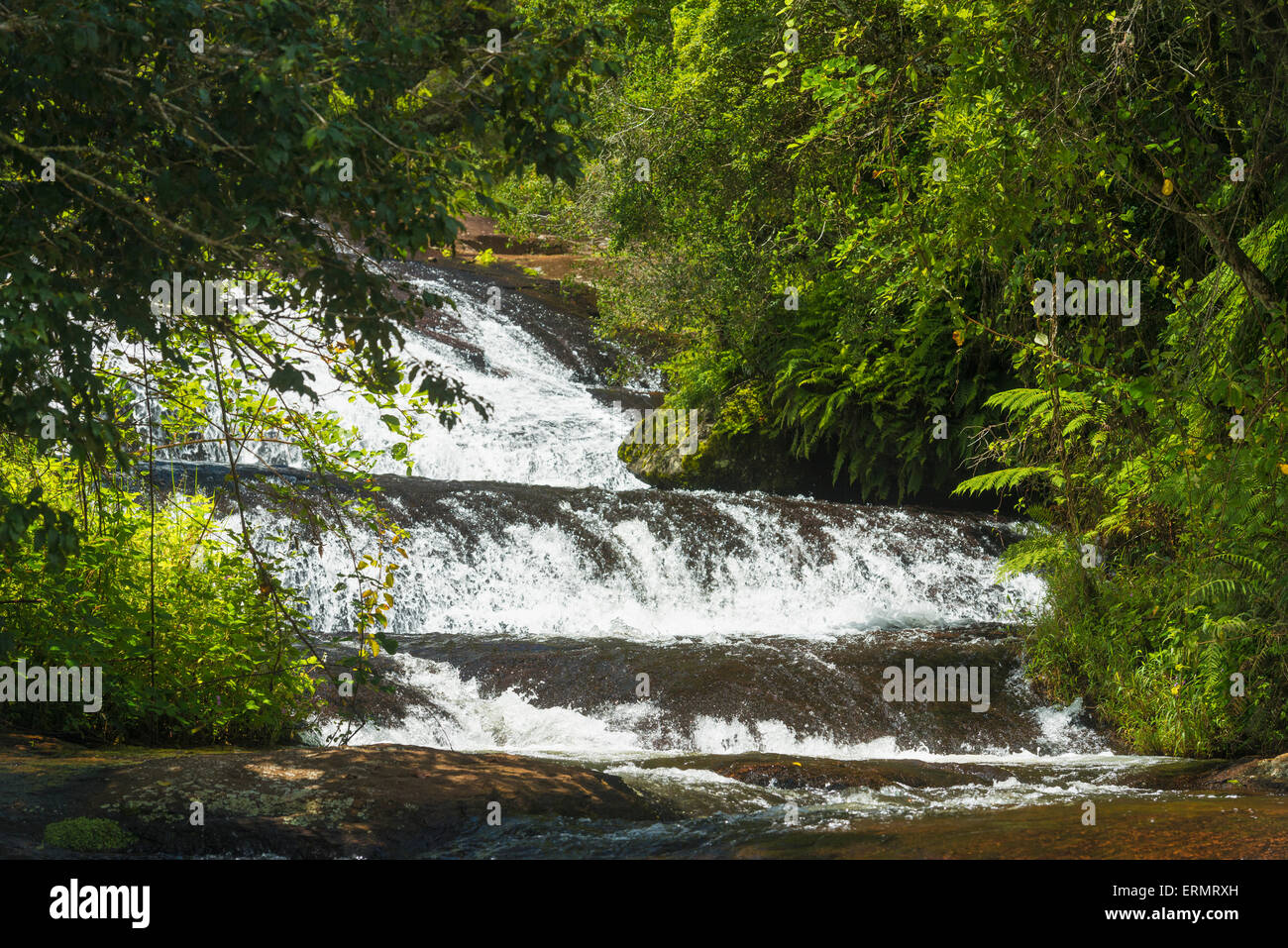 Waterfall on the Zomba Plateau; Malawi Stock Photo - Alamy