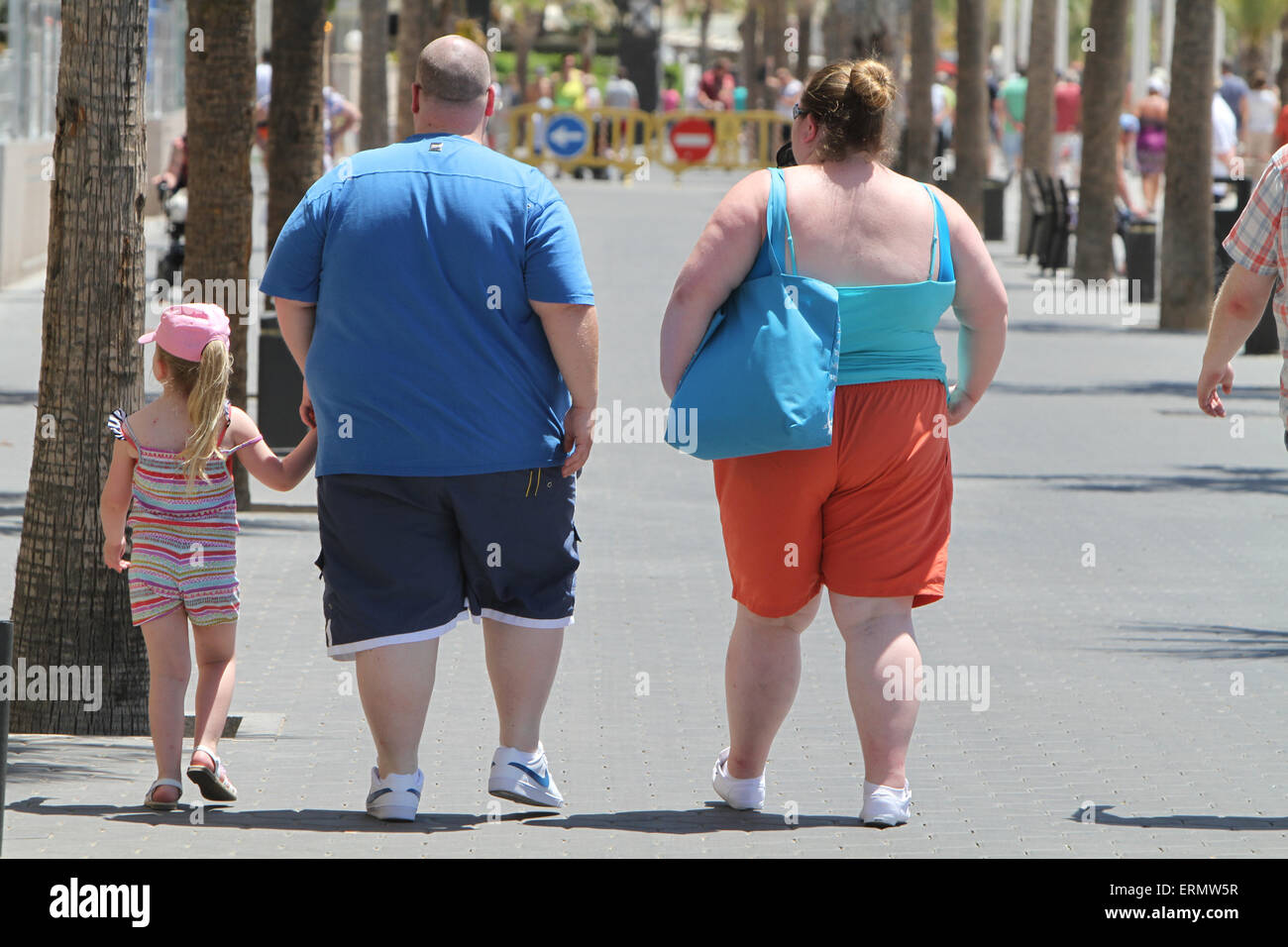 Overweight family children hi-res stock photography and images - Alamy