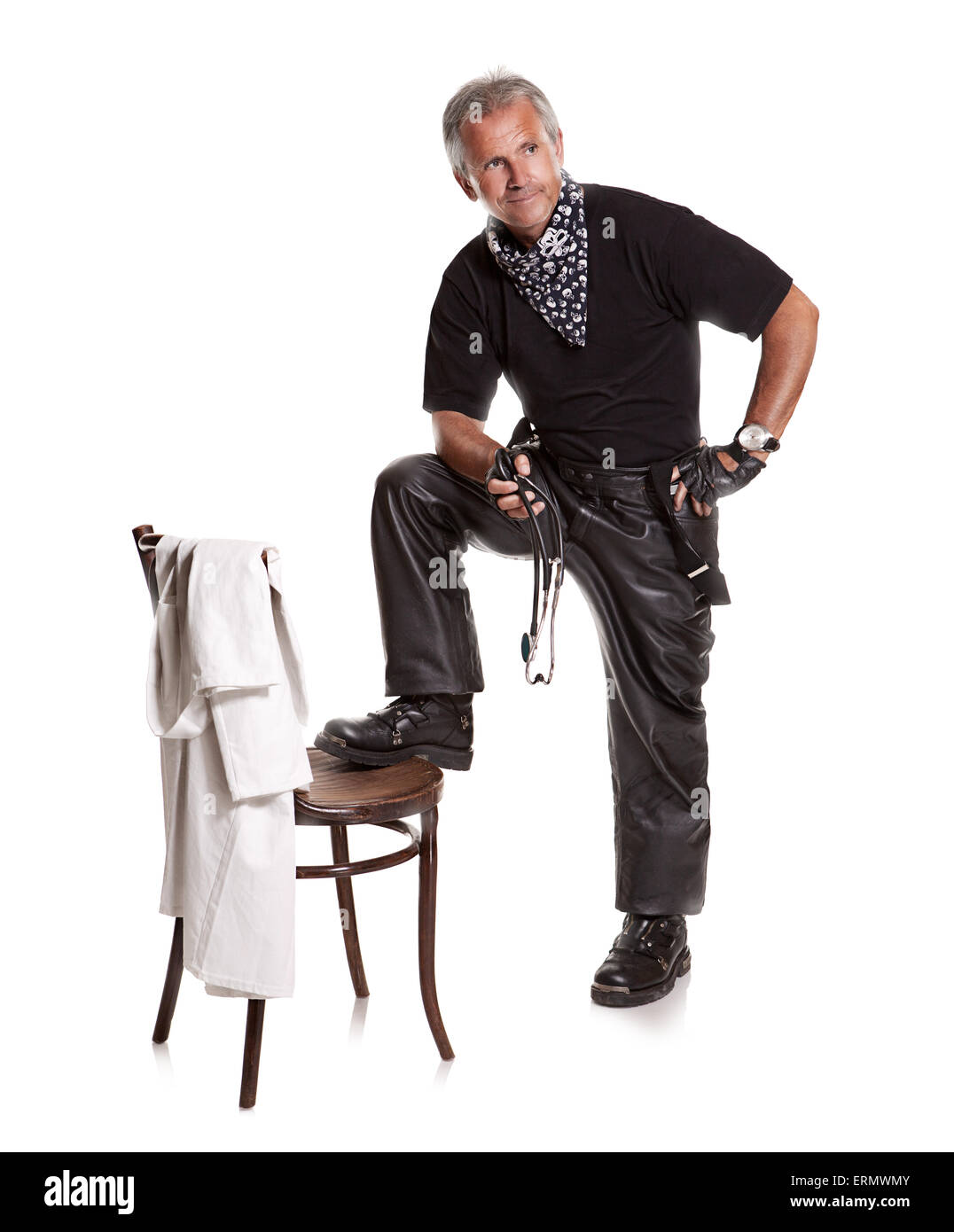 Motorcycle biker Cut Out Stock Images & Pictures - Alamy