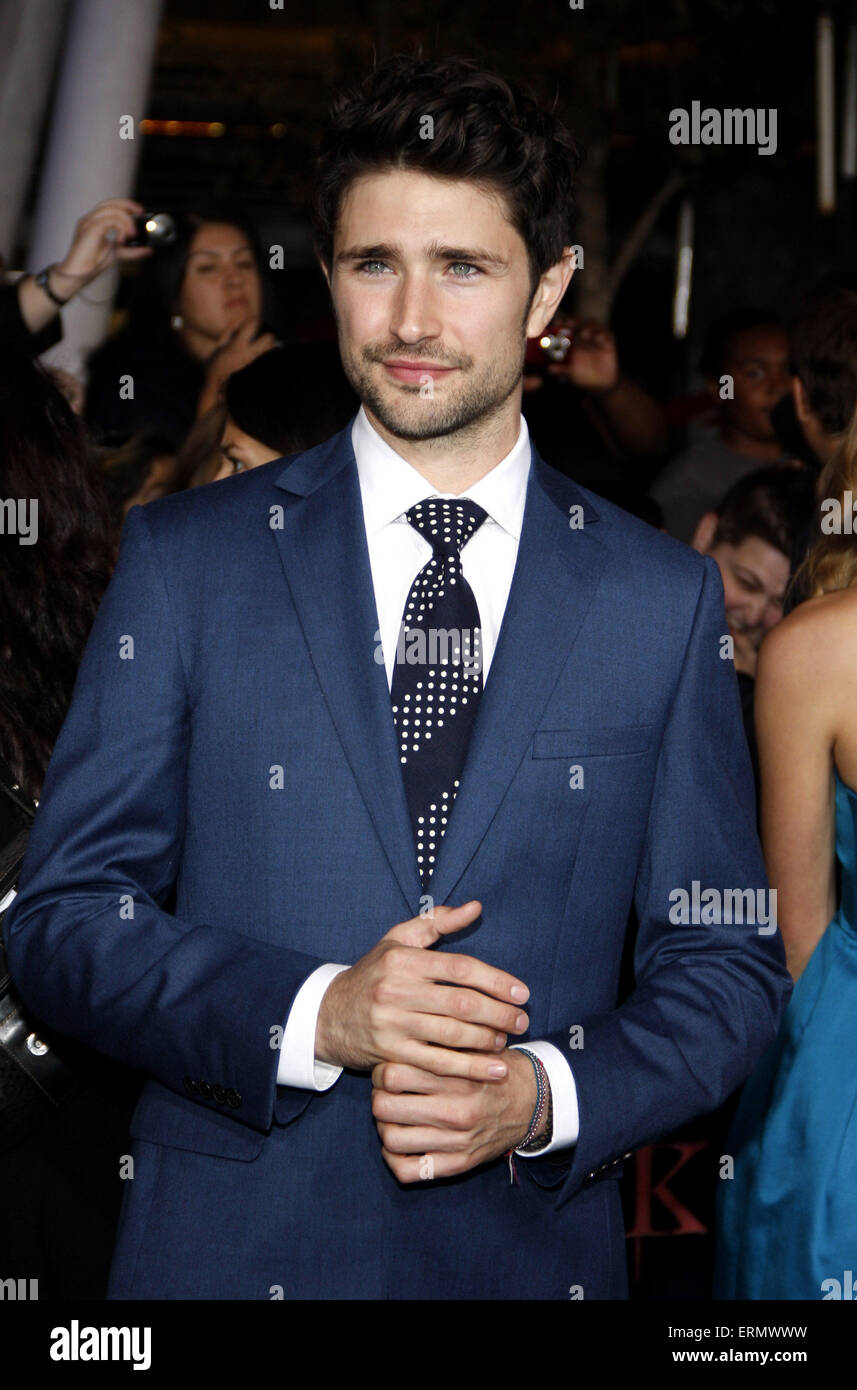 Matt Dallas at the Los Angeles premiere of 'The Twilight Saga: Breaking ...