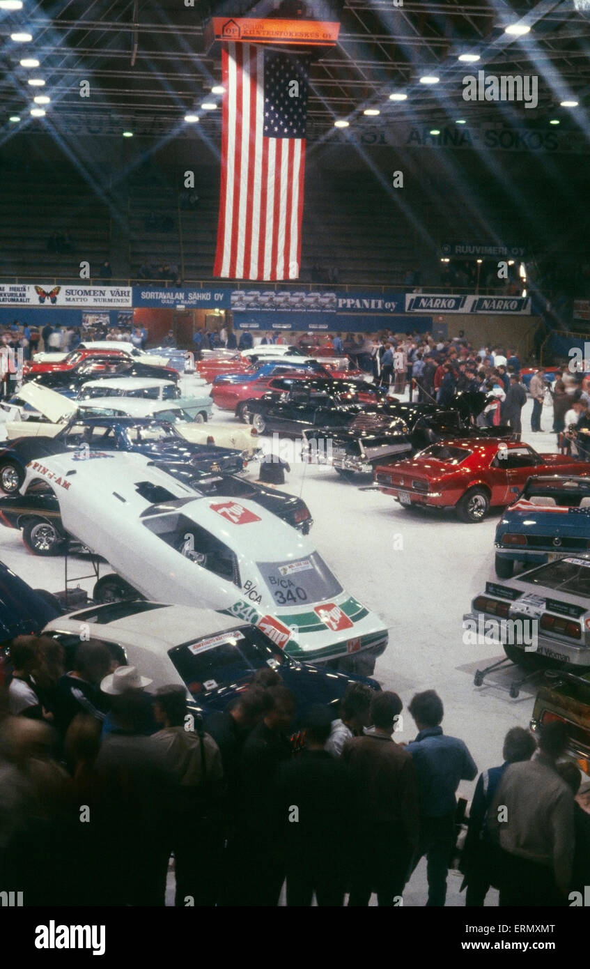 American car show in 1982 Oulu, Finland Stock Photo - Alamy