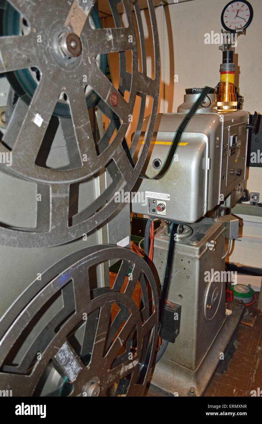 a 35mm movie projector in a cinema Stock Photo - Alamy