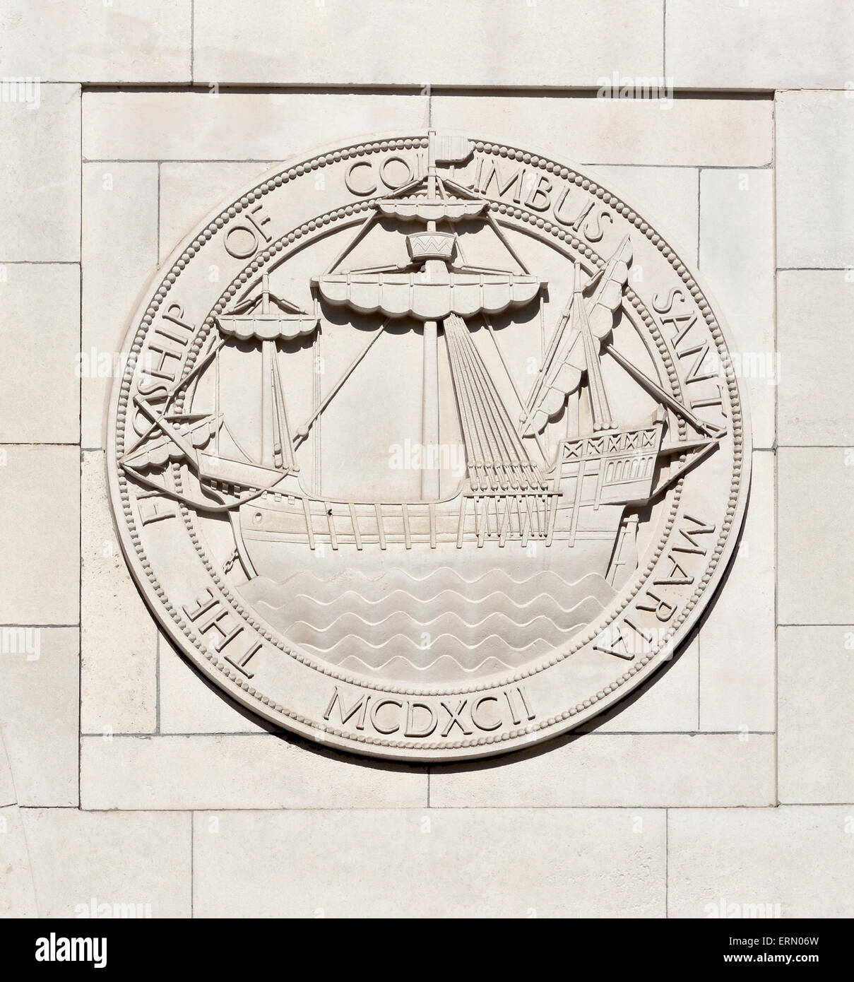 London, England, UK. Santa Maria, the Flagship of Columbus MCDXCII ...